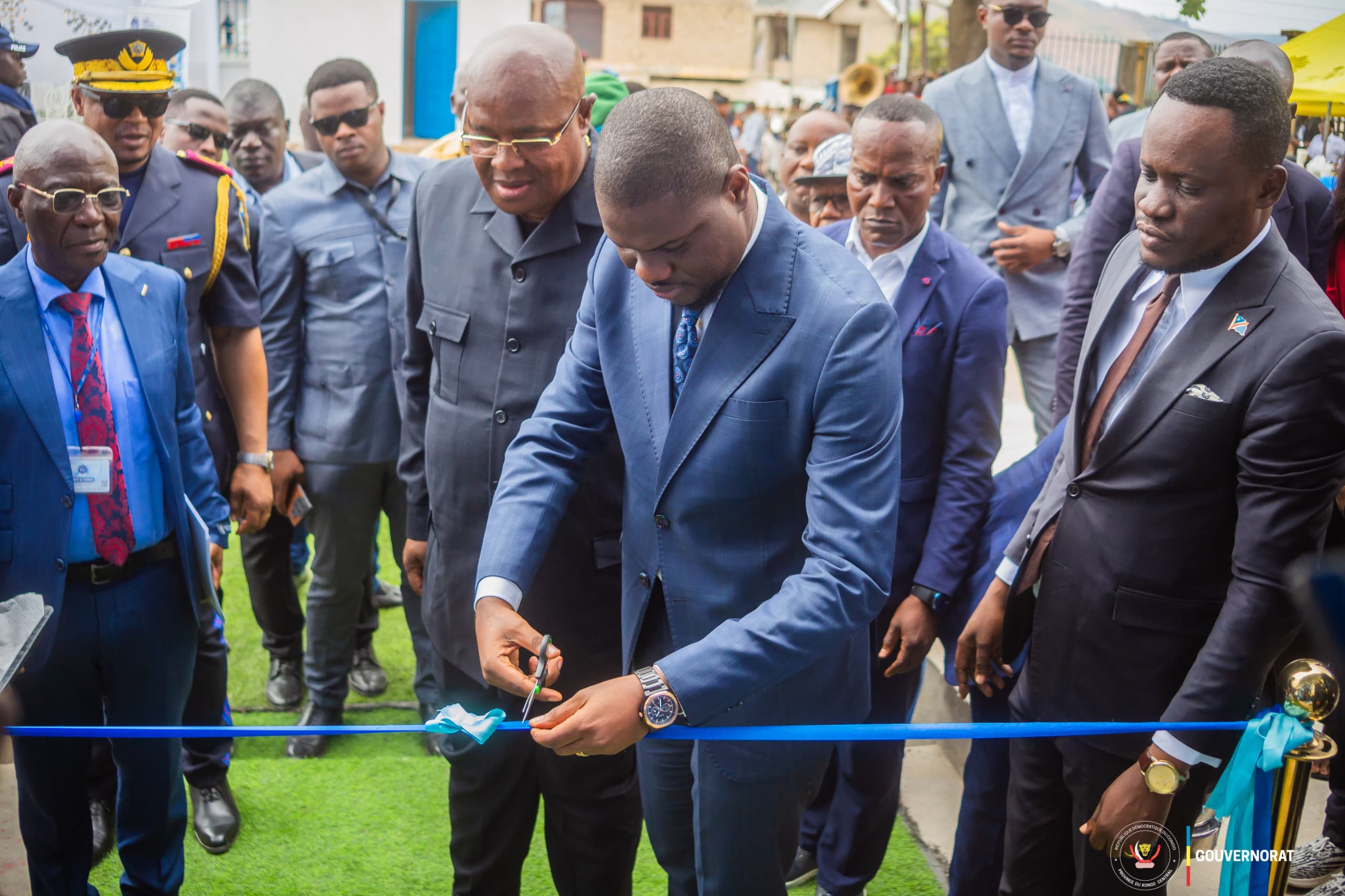 Matadi : Le Gouverneur Grâce Bilolo inaugure le nouveau siège des ...